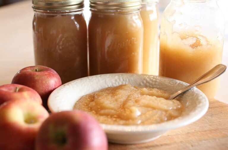 Easy No Peel No Sugar Applesauce - The Everyday Farmhouse