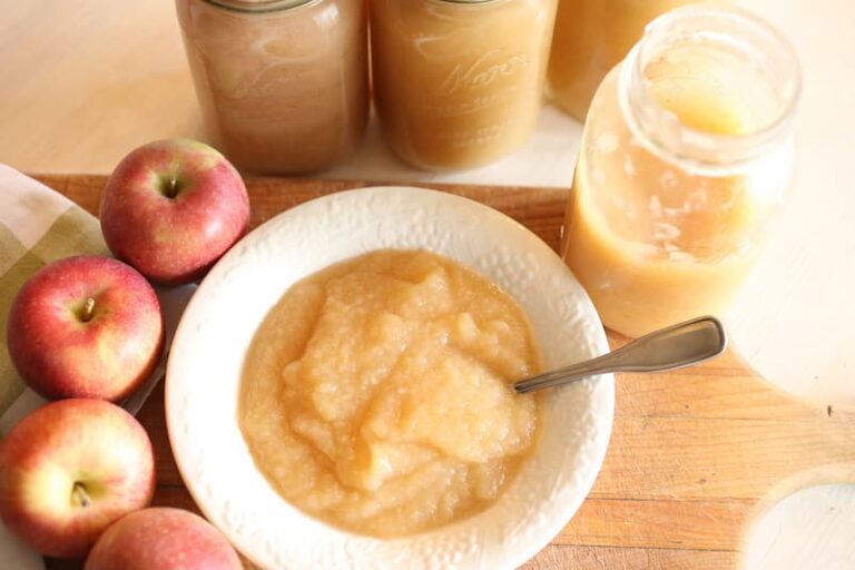 Easy No Peel No Sugar Applesauce - The Everyday Farmhouse