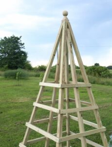 Garden Obelisk Wooden | Step by Step Plans - The Everyday Farmhouse