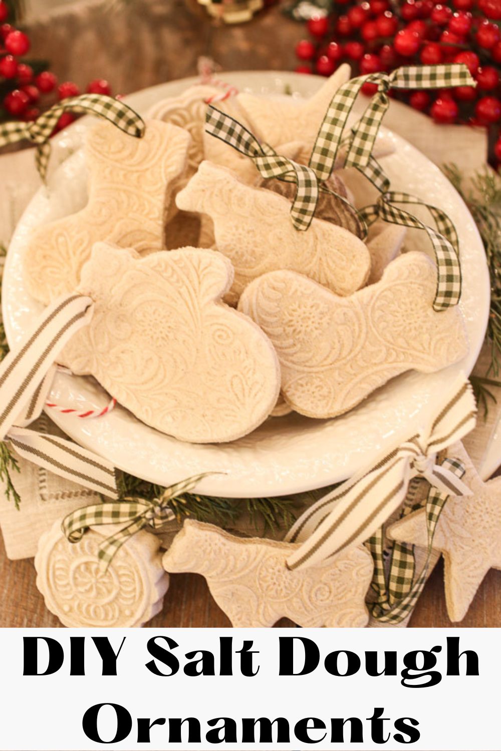 How to Make Beautiful Salt Dough Ornaments | Embossed or Molded - The ...