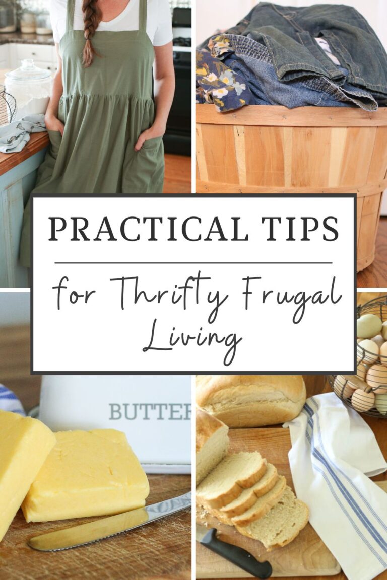 Living a Frugal and Thrifty Life - The Everyday Farmhouse