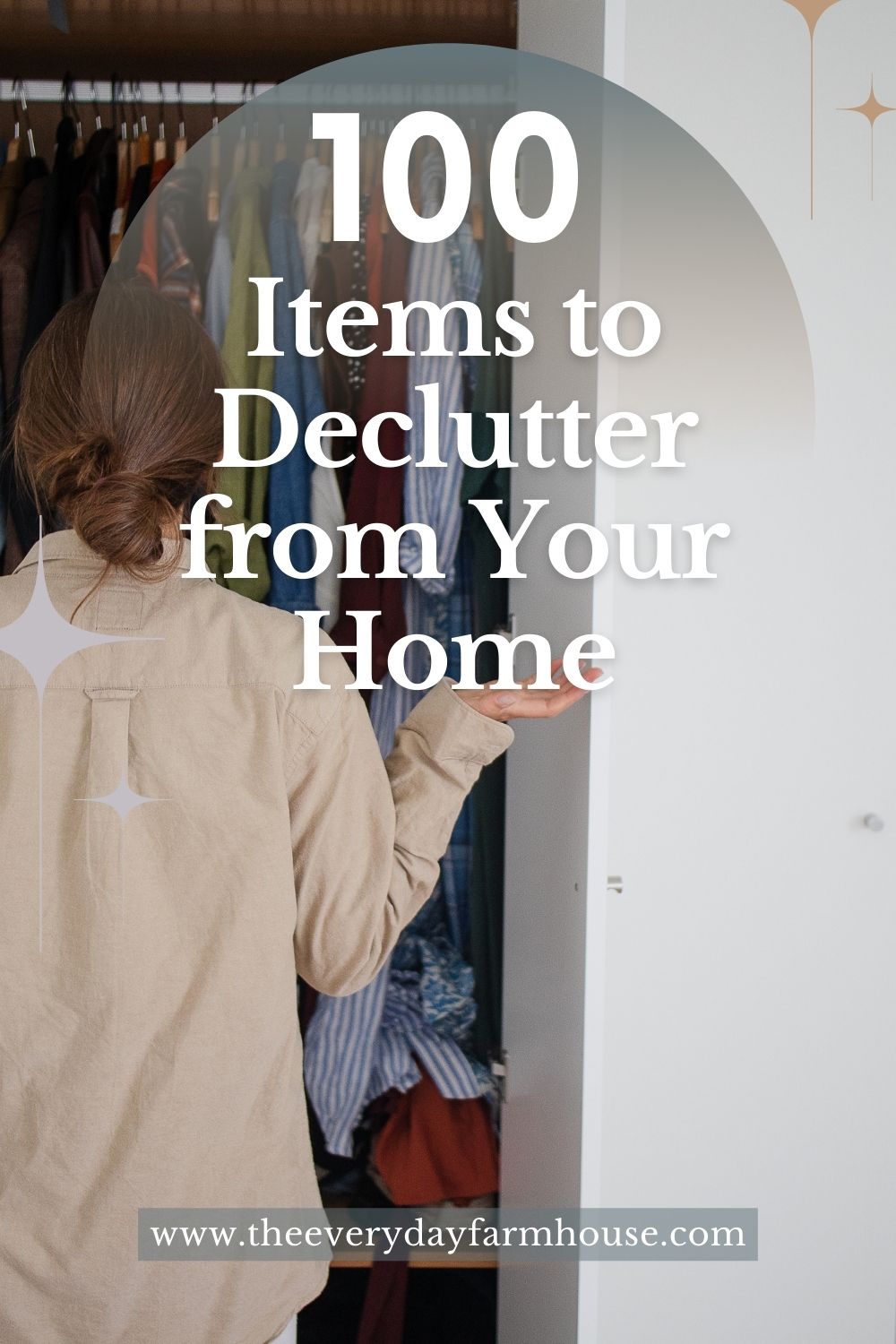 Decluttering List-Room-By-Room 100 Things to Declutter - The Everyday Farmhouse