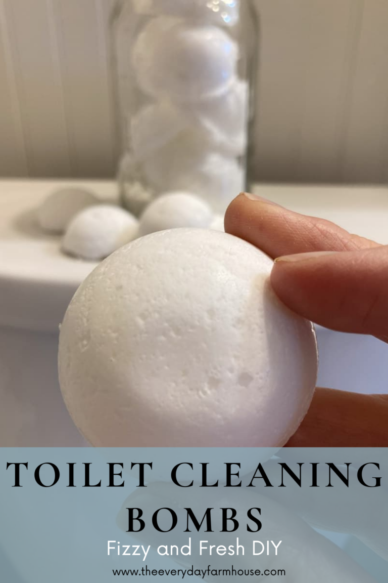 Toilet Cleaning Bombs | A Simple DIY - The Everyday Farmhouse