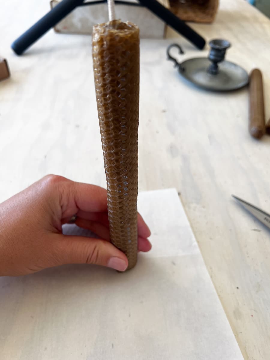 How to Make Rolled Beeswax Candles: A Simple Project - The Everyday ...