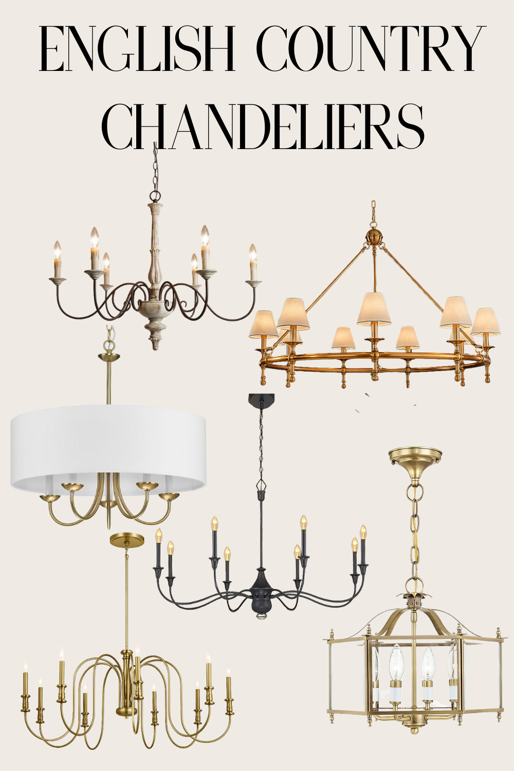 Choosing Lighting for English Country Style - The Everyday Farmhouse